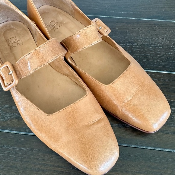 Zou Xou | Shoes | Zou Xou Genuine Leather Eugenia Mary Jane Flat | Poshmark